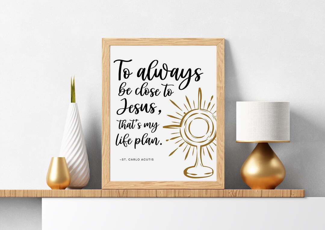 Carlo Acutis Wall Art PRINTABLE, Catholic Wall Art, Saint Poster Print ...