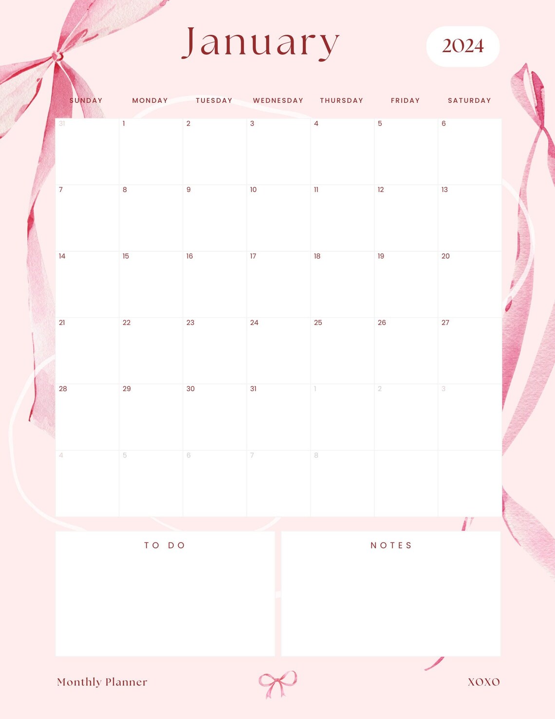 Coquette Digital Planner, Goodnotes Planner, iPad Planner, Notability ...