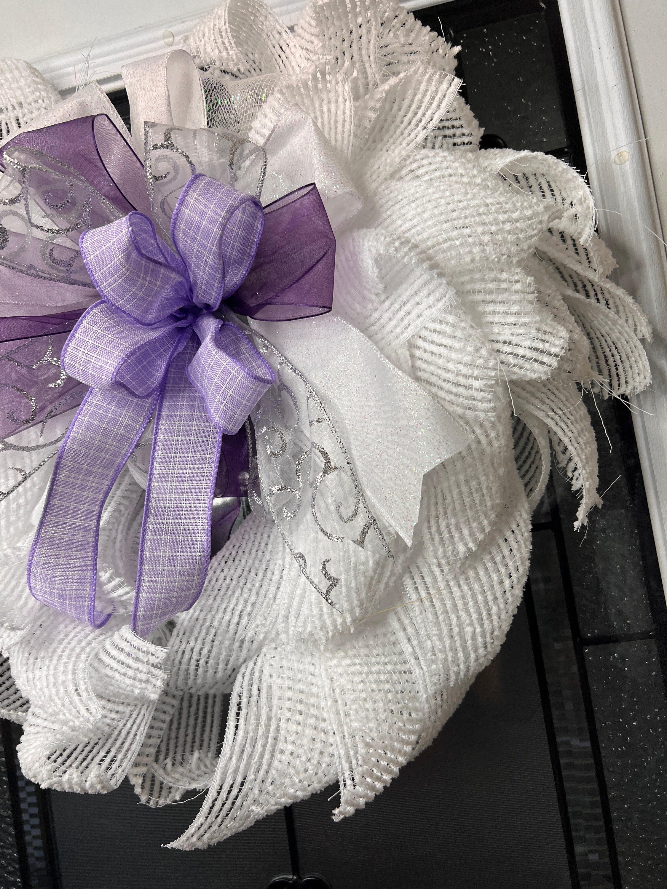 Angel Wing Wreath Angel Wings Angel Lover’s White Feather Like Wreath ...