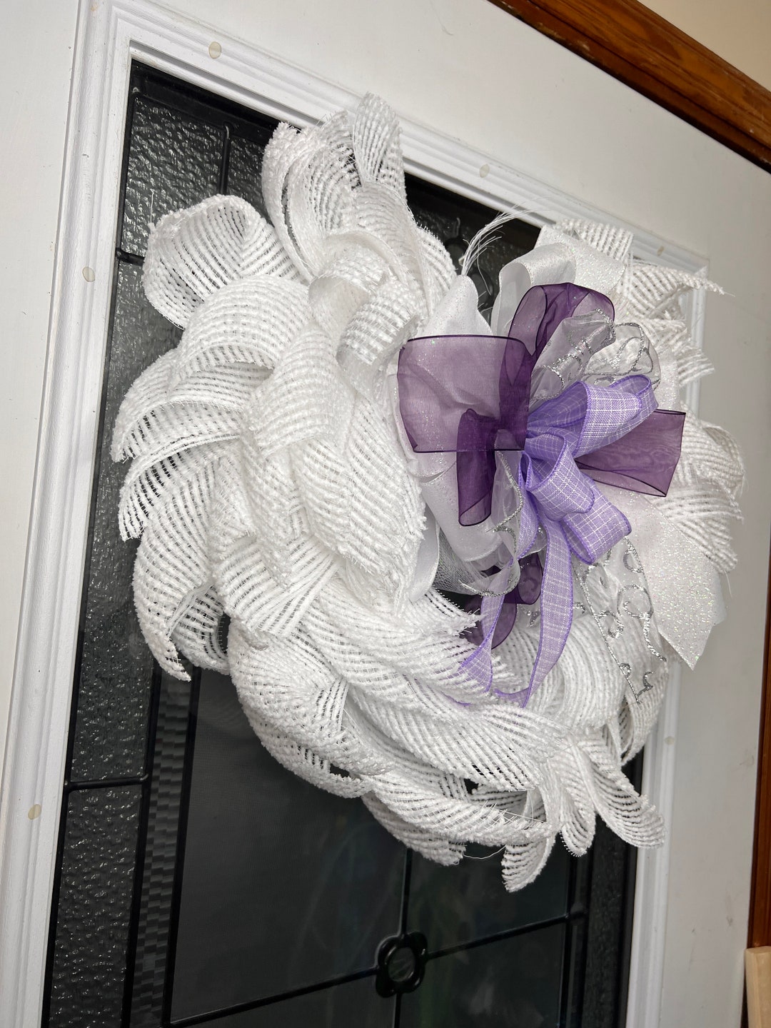 Angel Wing Wreath Angel Wings Angel Lover’s White Feather Like Wreath ...