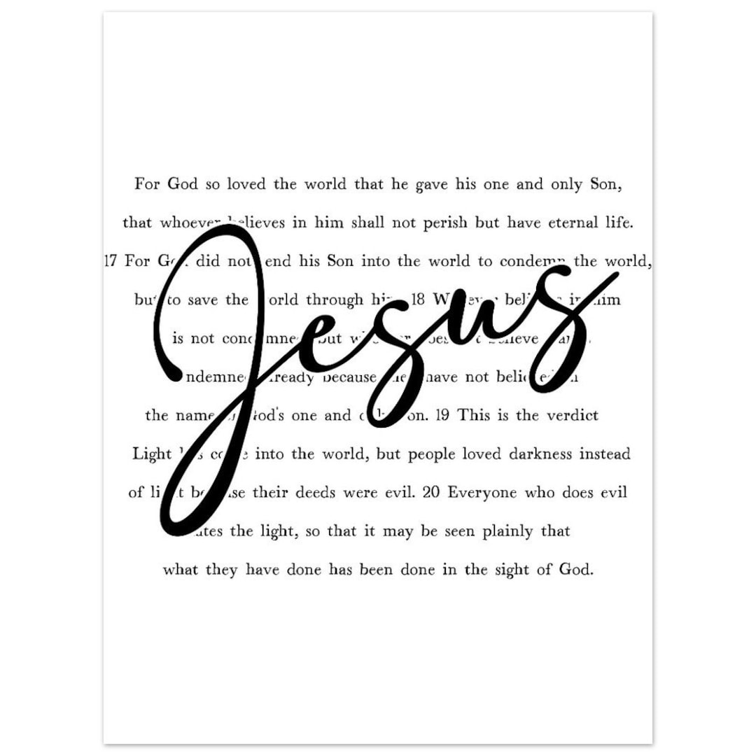 The Gospel of Jesus Christ Premium Matte Paper Poster - Etsy