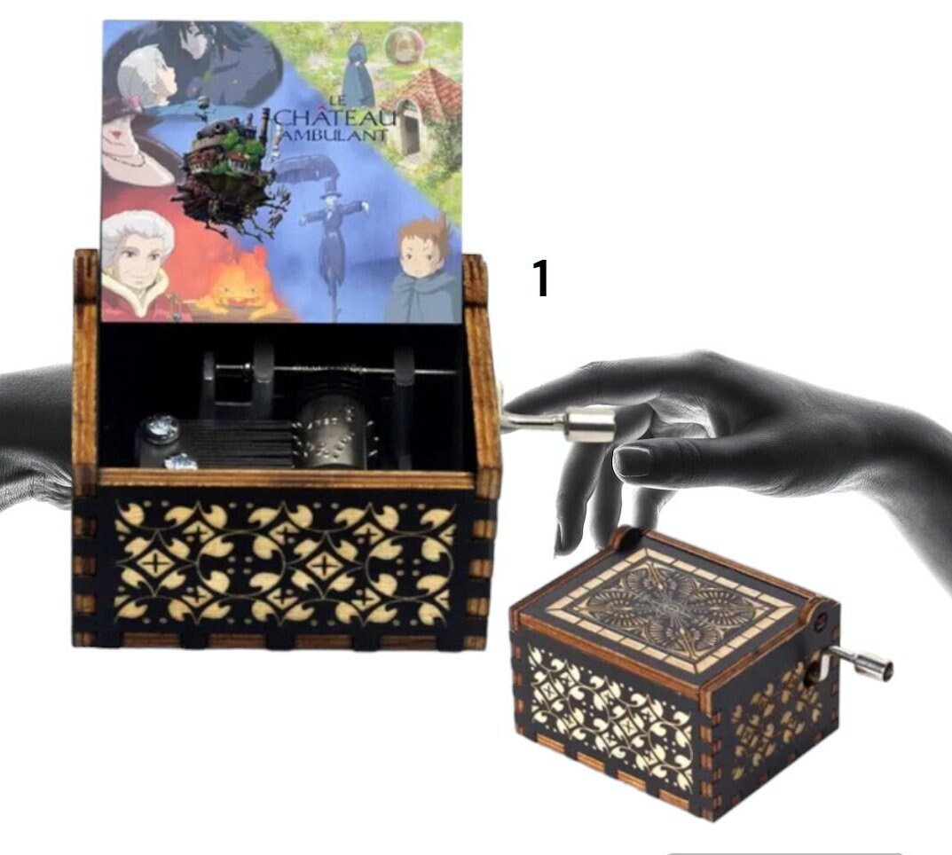 Music Box Inspired by Ghibli // Ghibli Studio Totoro, Catbus, Calcifer ...