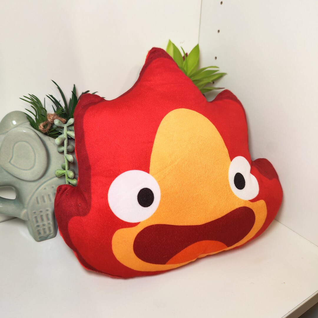 Calcifer Plush, From Howl's Moving Castle Ghibli Studio, Totoro ...