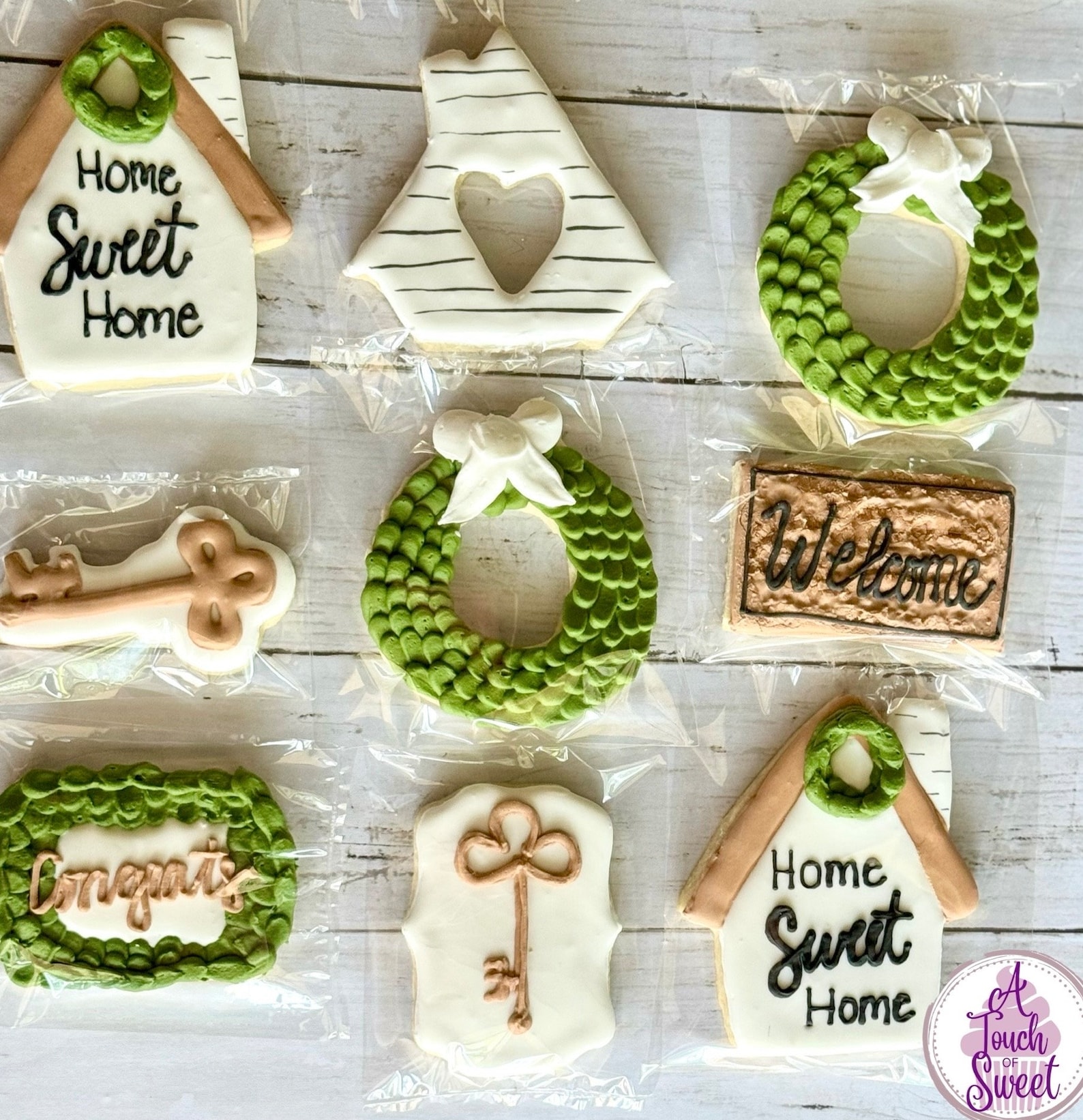Realtor Themed Sugar Cookies With Royal Icing, Welcome Home ...