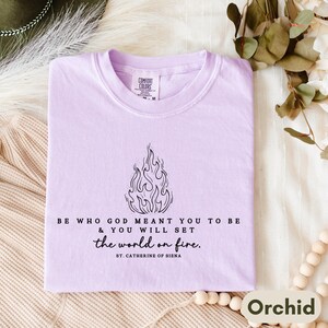 Catholic Saint Shirt for Women Gift,saint Catherine of Siena Comfort ...
