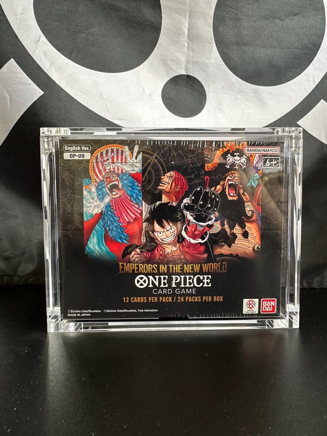 One Piece Card Game Booster Box Acrylic Case (OP04-OP12, EB01-EB02) - Etsy