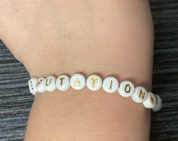 Taylor Swift Reputation Era - Clay Bead Friendship Bracelet - Etsy