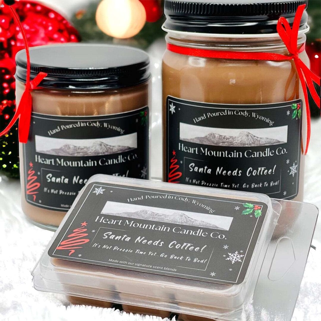 Santa Needs Coffee It's Not Prezzie Time Yet...go Back to - Etsy