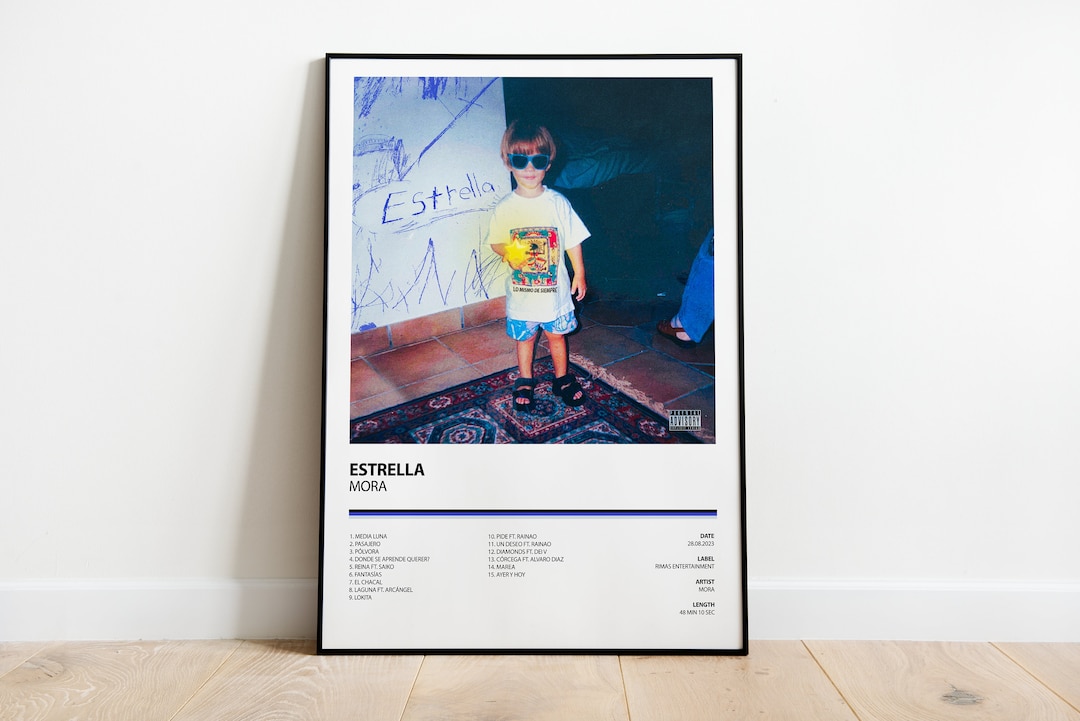 ALBUM COVER/POSTER Estrella Mora Digital Download - Etsy