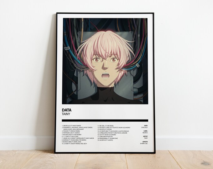TAINY / DATA / Imprimible digital, portada del álbum, póster ...