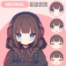Pngtuber Model - 10 Outfits | Chibi Girl Pngtuber Premade Model | Chibi ...