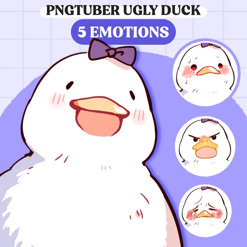 Cute Chibi Duck - Etsy