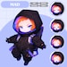 Pngtuber Model | Astronaut Chibi Pngtuber Premade Model | Chibi PNG ...