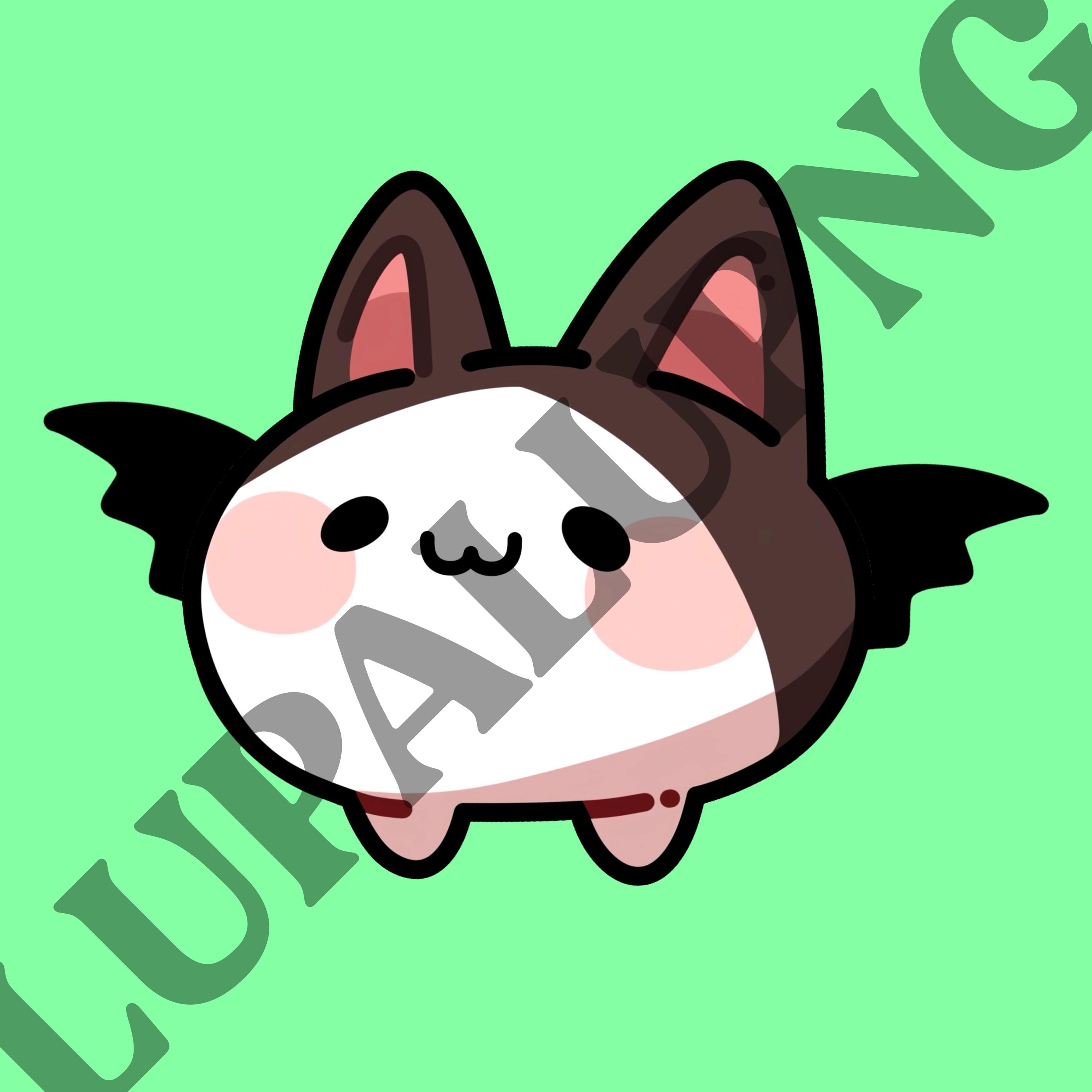 Cute Pngtuber Model | Cute Bat Pngtuber Premade Model | Veadotube Model ...