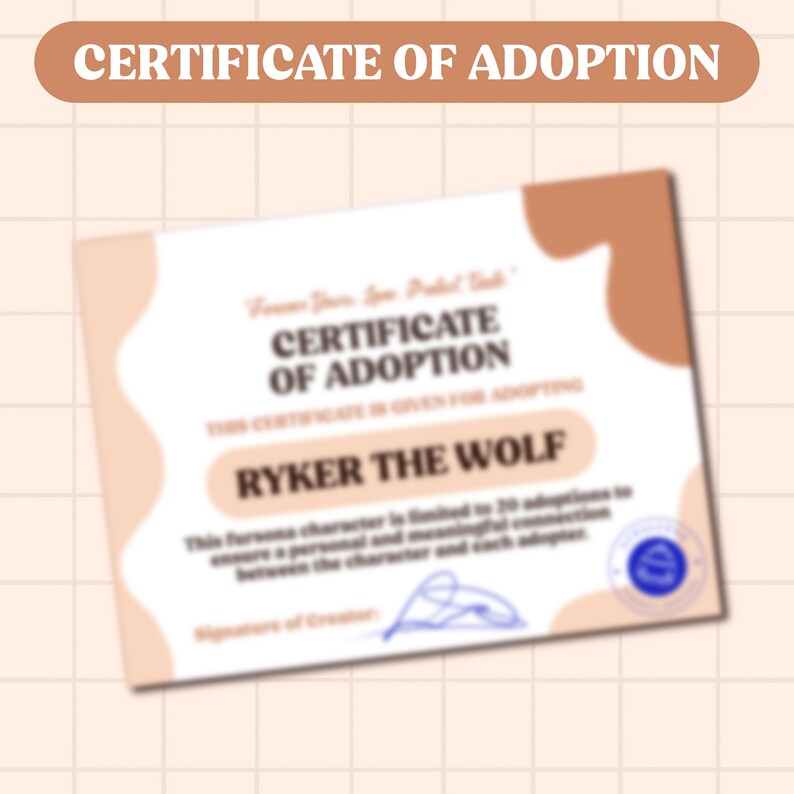 Adoptable Fursona Male Wolf Fursona Reference Sheet Furry Fursona Ref ...