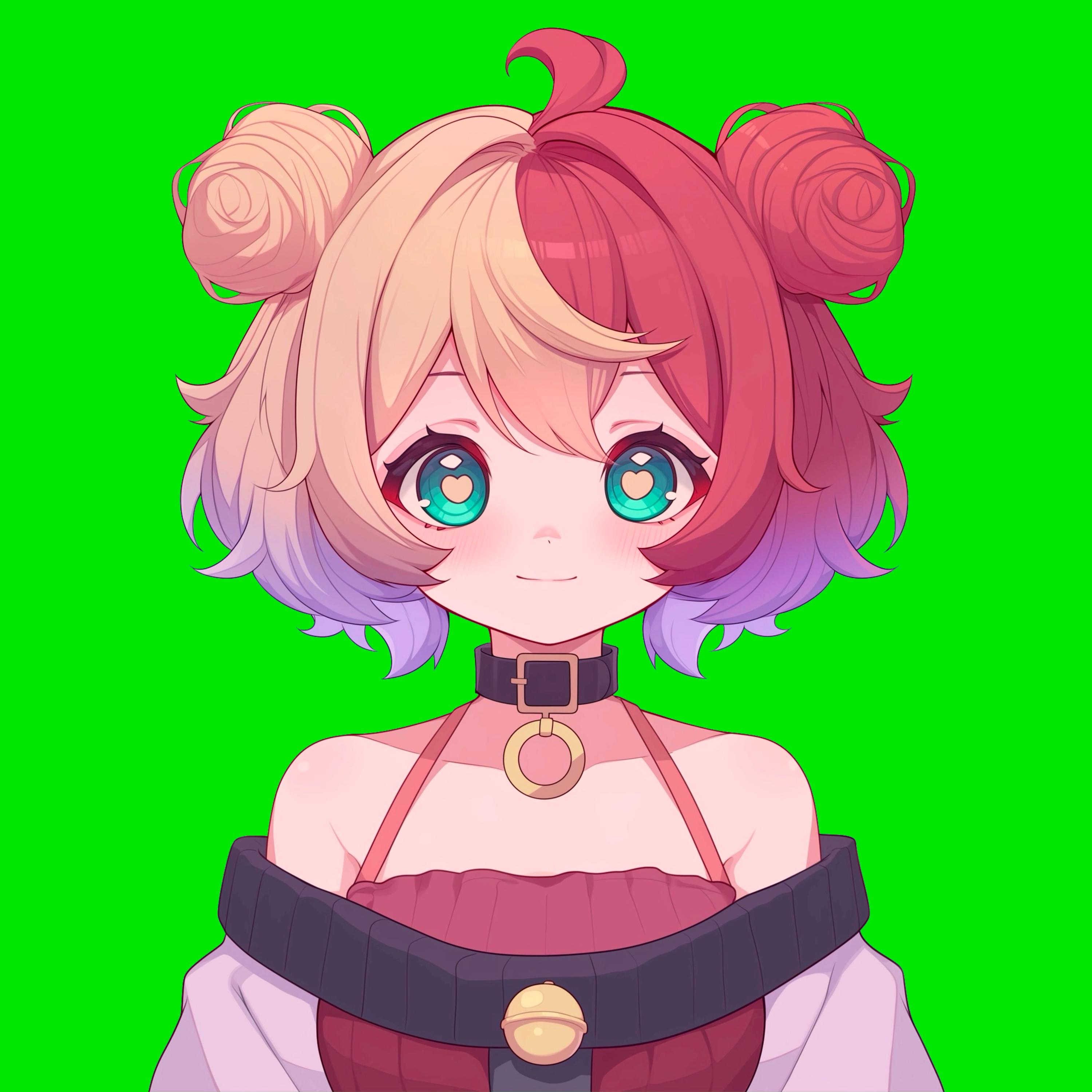 Cute Pngtuber Model | Anime Girl Pngtuber Premade Model | Veadotube ...