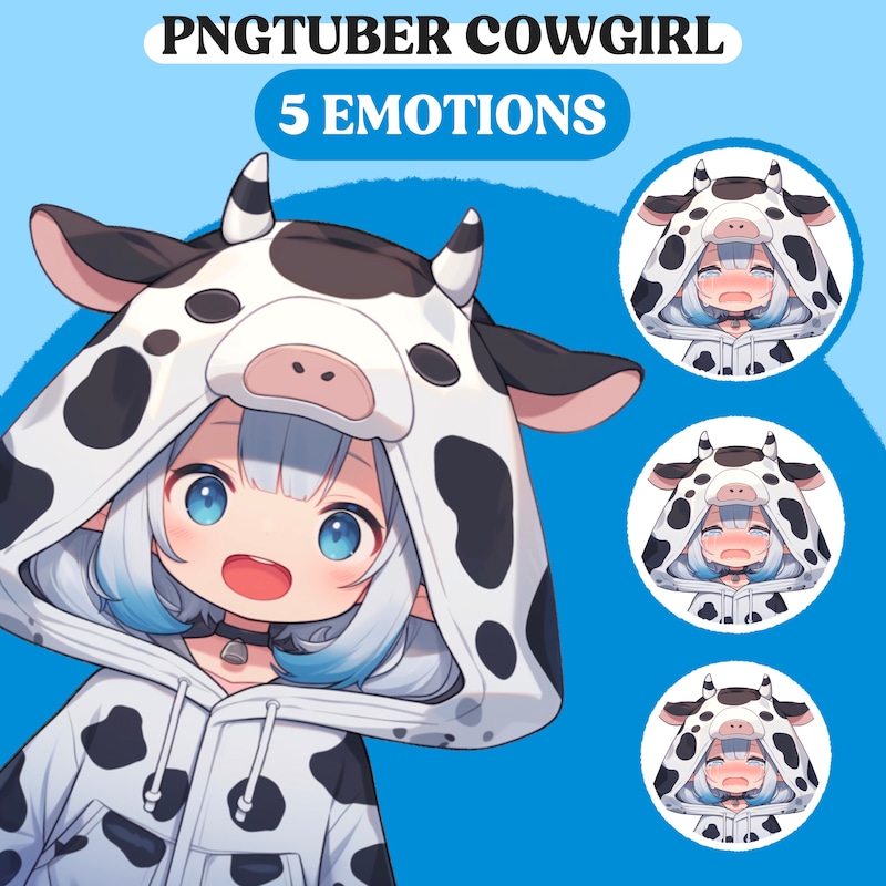 Anime Cow Girl - Etsy