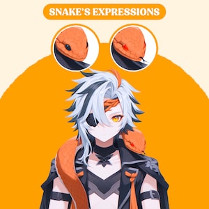 Pngtuber Model | Snake Boy Pngtuber Premade Model | Anime PNG Tuber ...
