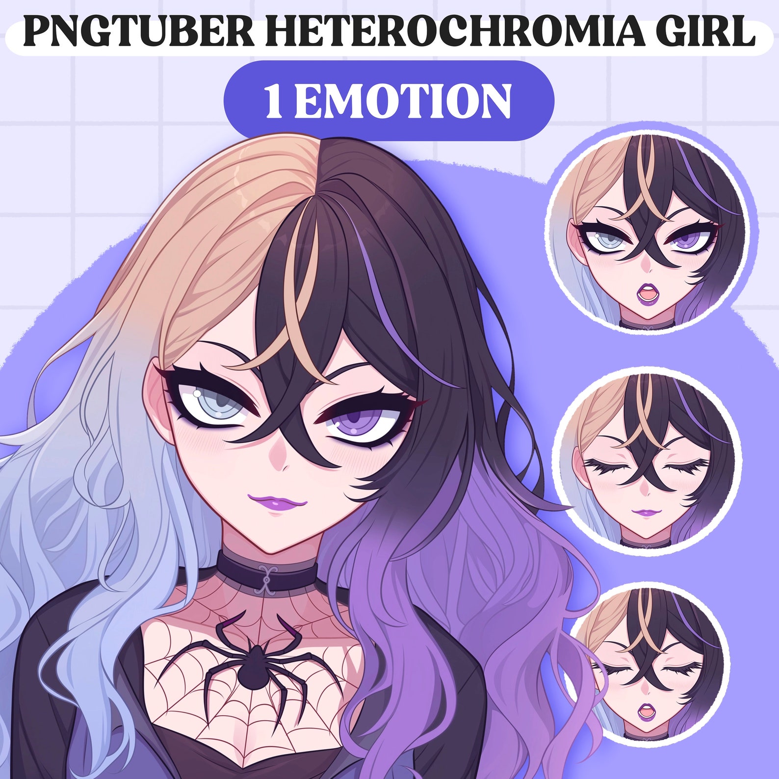 Cute Pngtuber Model | Anime Girl Pngtuber Premade Model | Veadotube ...