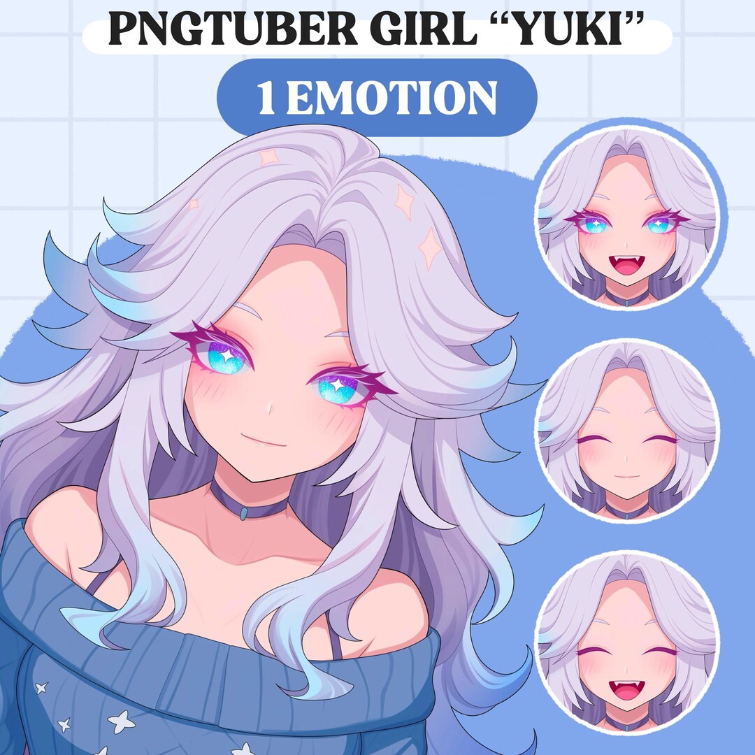 Cute Pngtuber Model | Anime Girl Pngtuber Premade Model | Veadotube ...