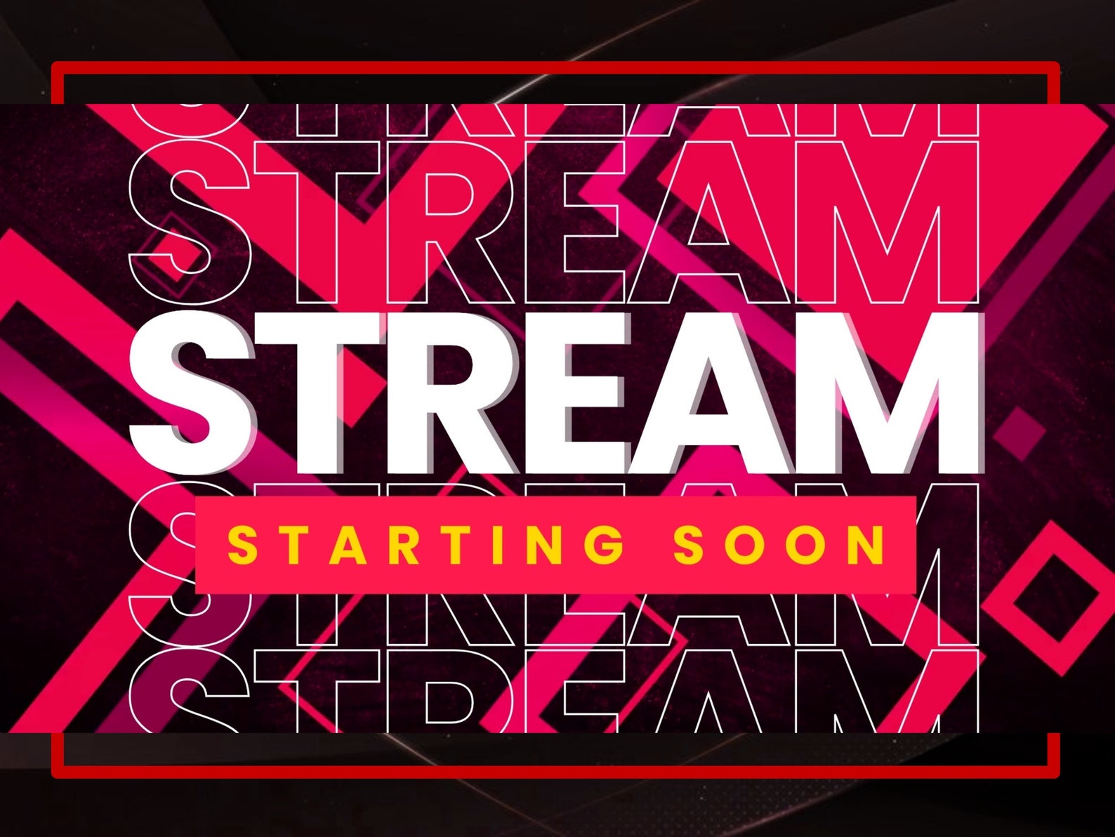 Abstract Animated Stream Overlay Pack Twitch Overlay Package Animated Stream Overlay Package