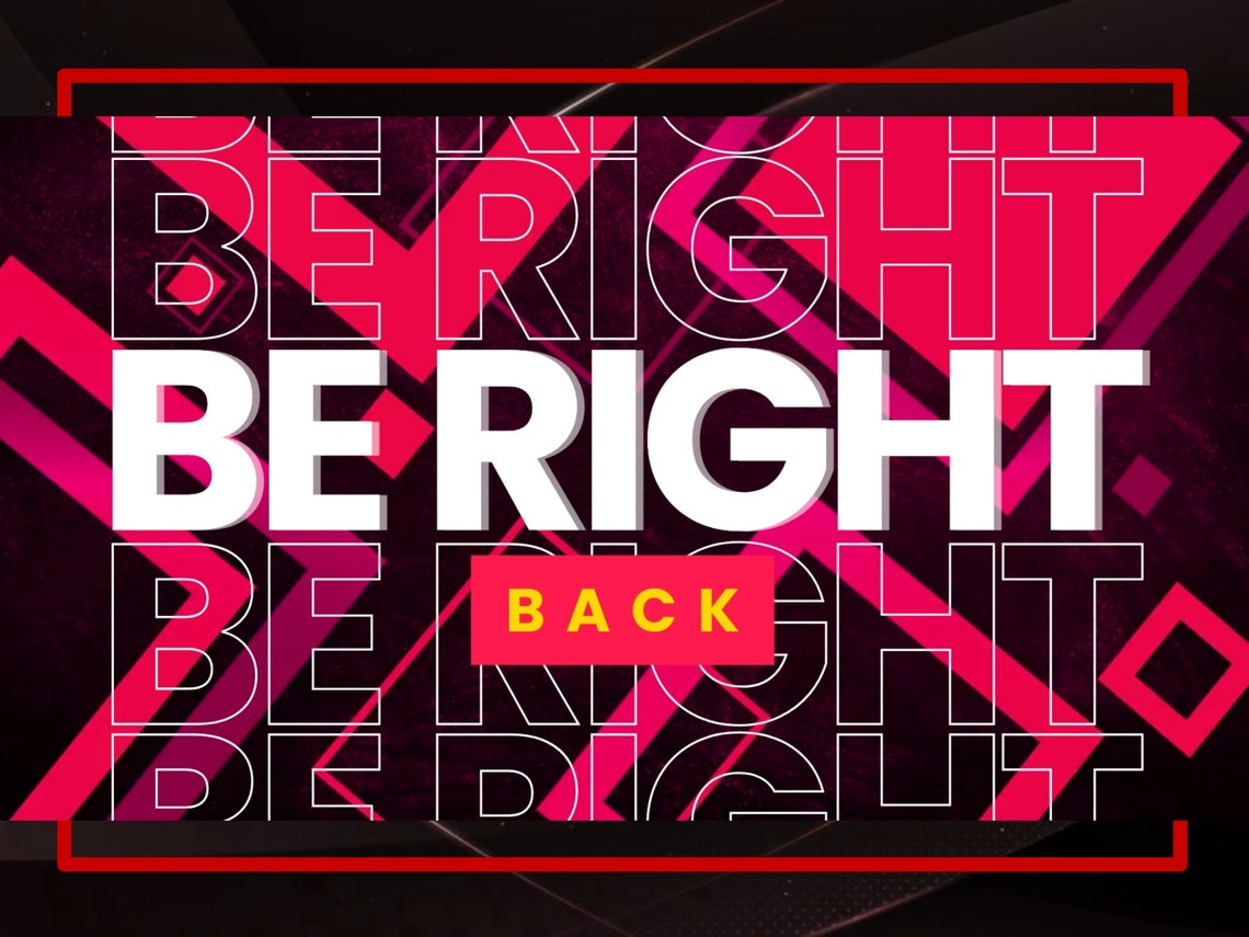 Abstract Animated Stream Overlay Pack | Twitch Overlay Package ...