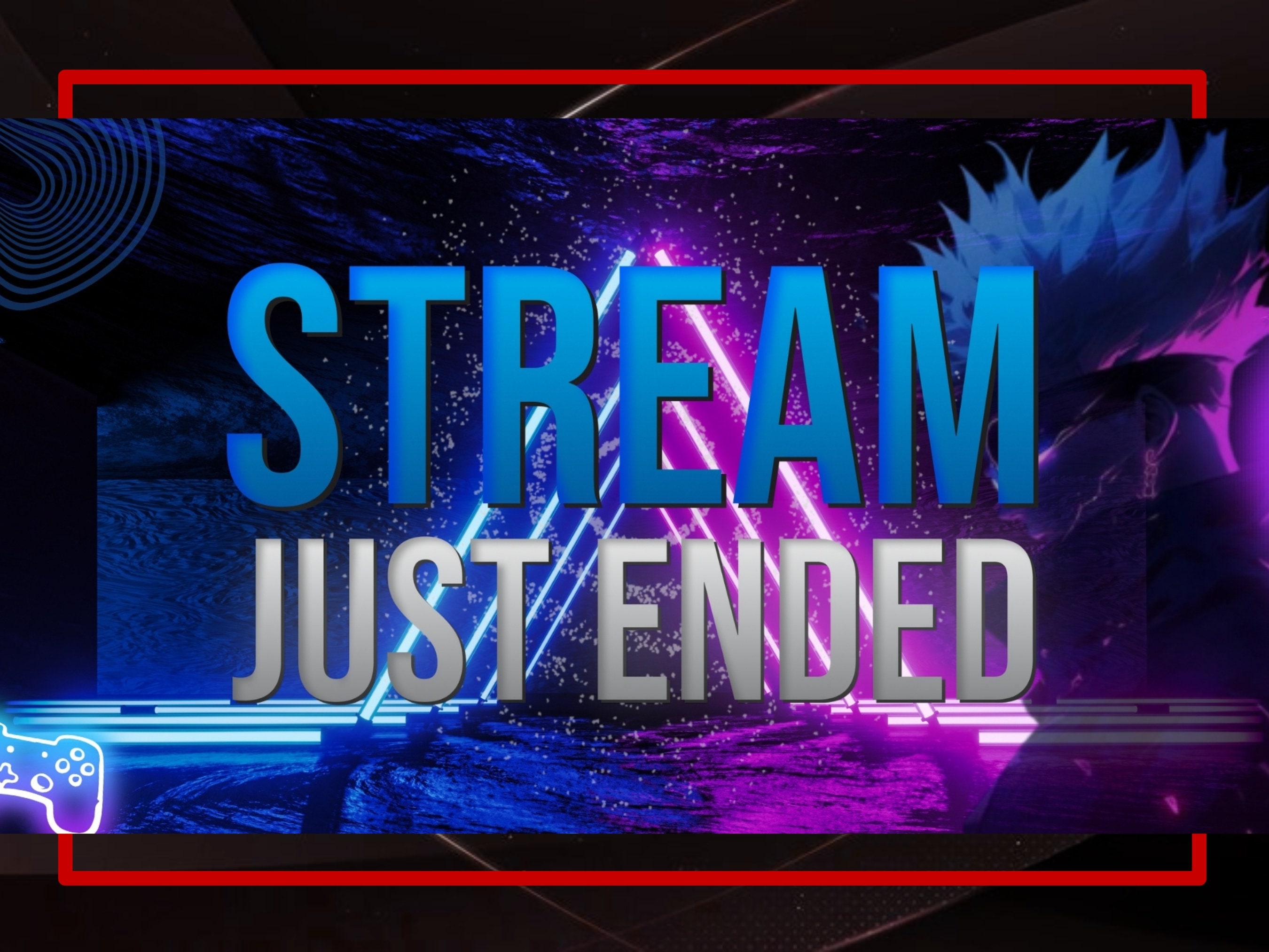 Animated Gojo Satoru Stream Package Screens, Panels, Overlay Anime ...