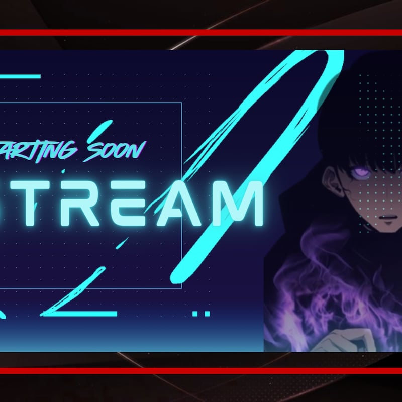 Solo Leveling Stream Overlay - Etsy