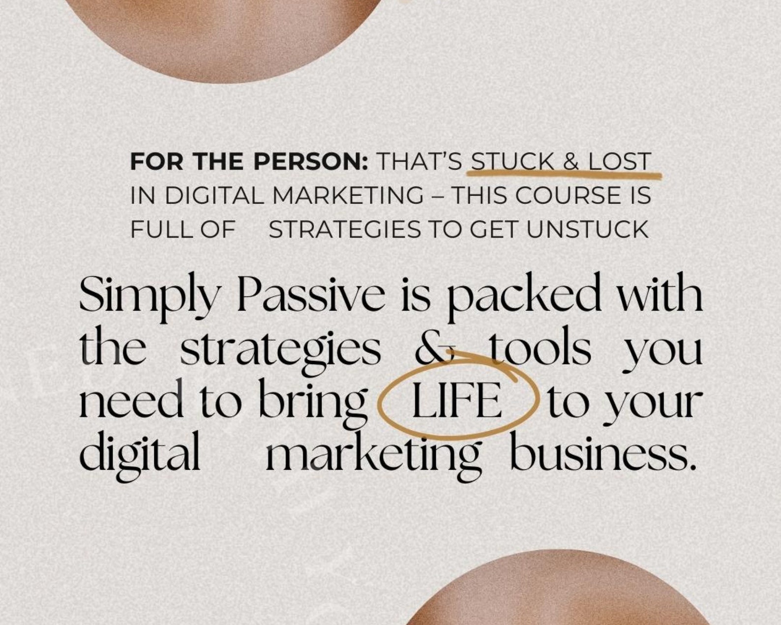 Simply Passive Digital Marketing Course. Faceless Marketing Course ...