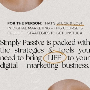 Simply Passive Digital Marketing Course. Faceless Marketing Course ...