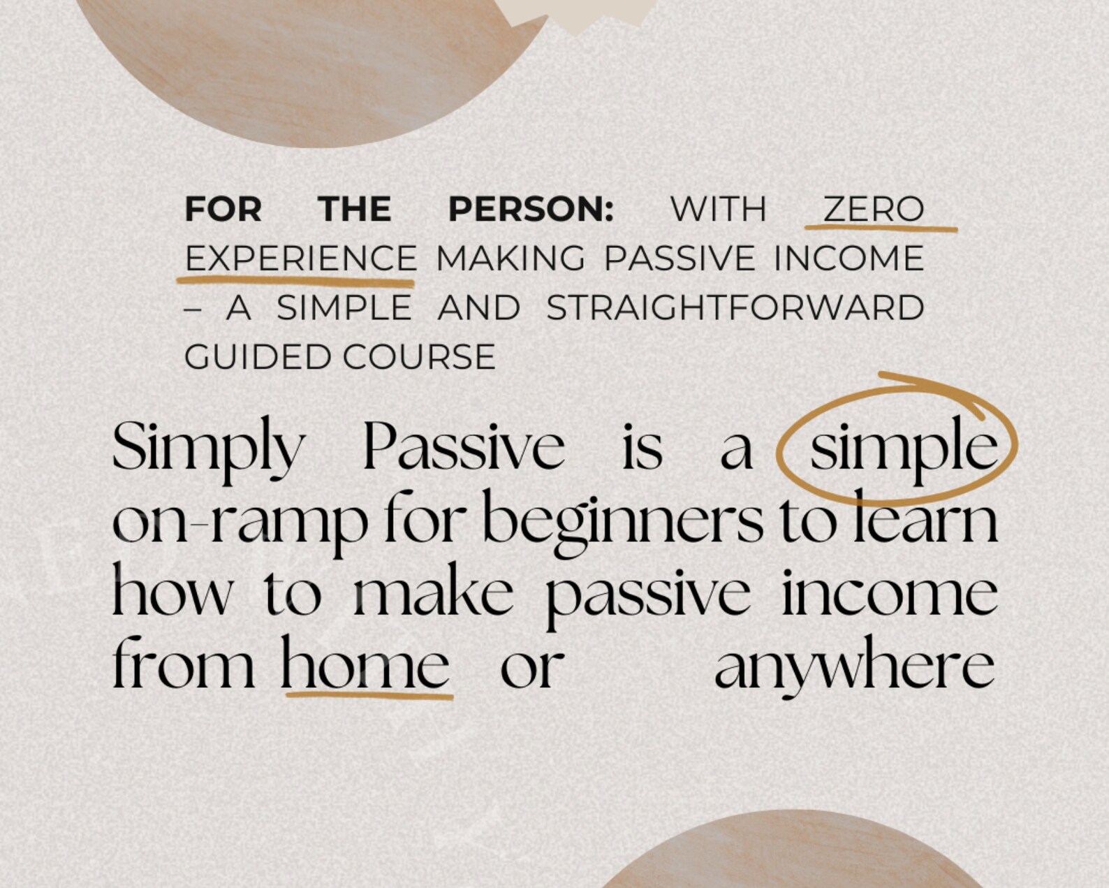 Simply Passive Digital Marketing Course. Faceless Marketing Course ...