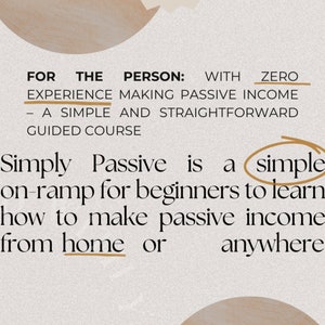 Simply Passive Digital Marketing Course. Faceless Marketing Course ...