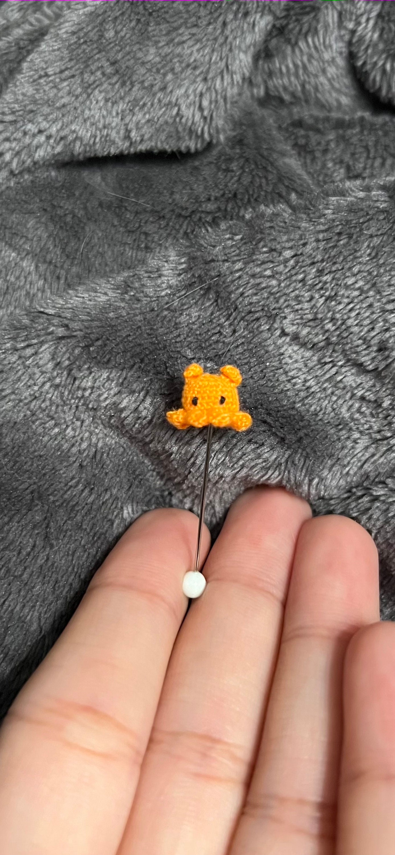 Micro Crochet Miniature Tiny Dumbo Octopus (custom Color) Amigurumi ...