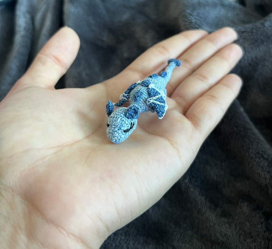 Micro Crochet Tiny Dragon Amigurumi Stuffed Plushie A Very Tiny ...