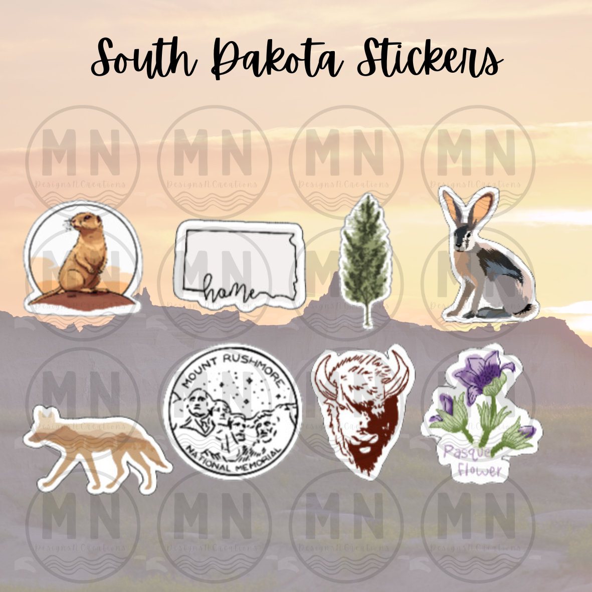 Explore the Midwest Sticker Packs Handcrafted, Durable Vinyl Stickers ...