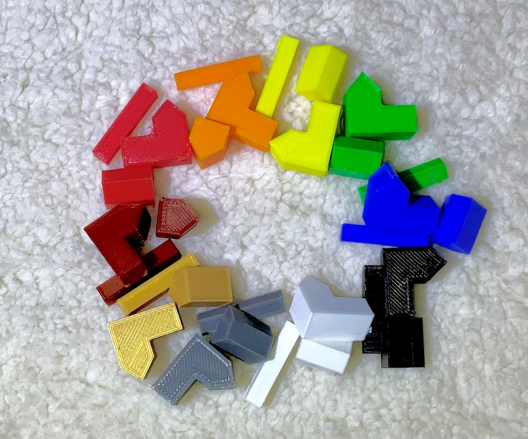 Custom 3D Printed Catan Pieces - Full Set, Durable & Colorful Game ...