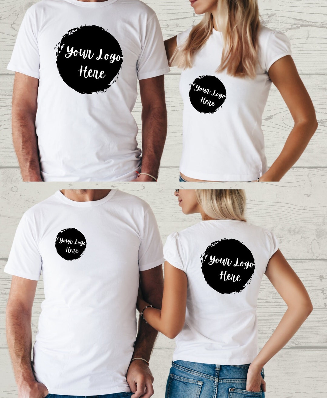 Custom Corporate Logo Shirt, Custom Iron-on Tee for Company Swag & Team ...