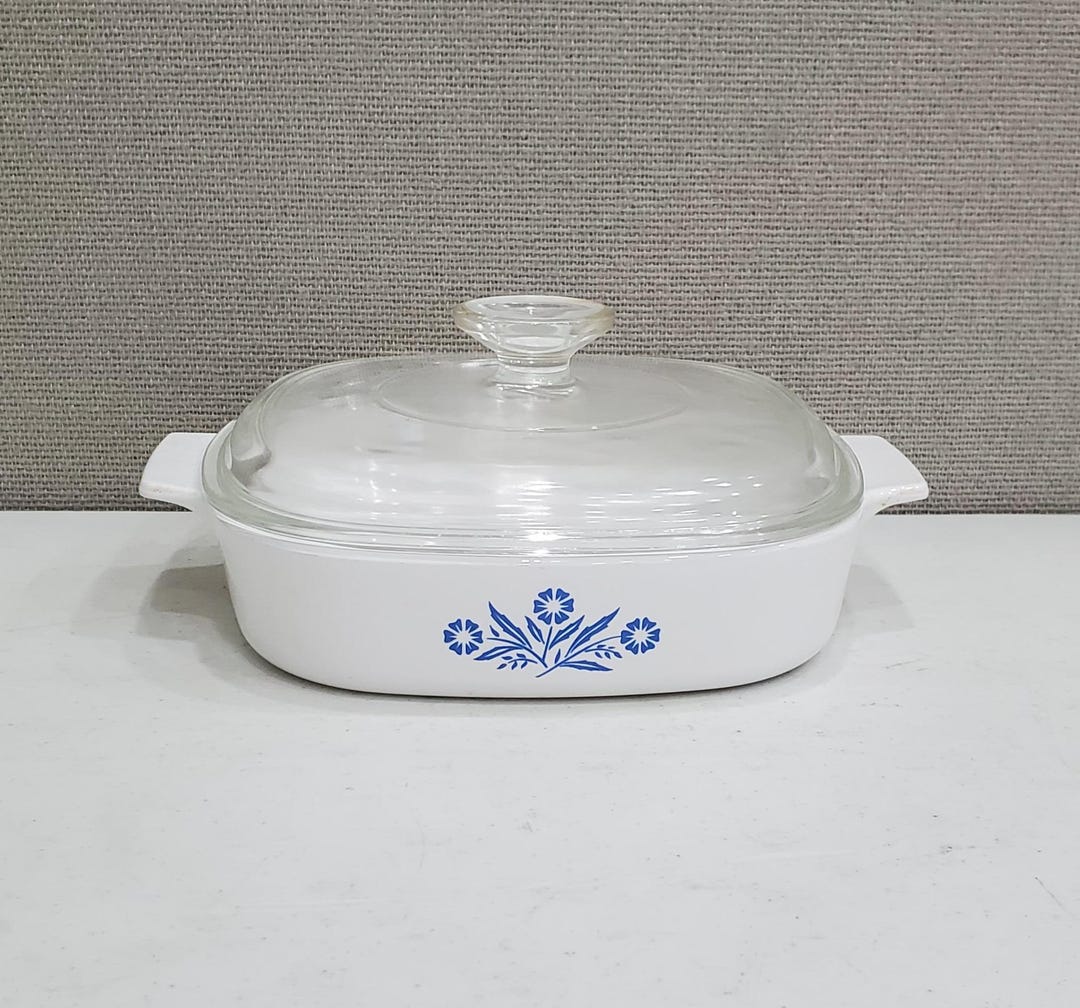 Corning Ware Blue Corn Flower Baking Dish, Corning Ware Blue Corn ...