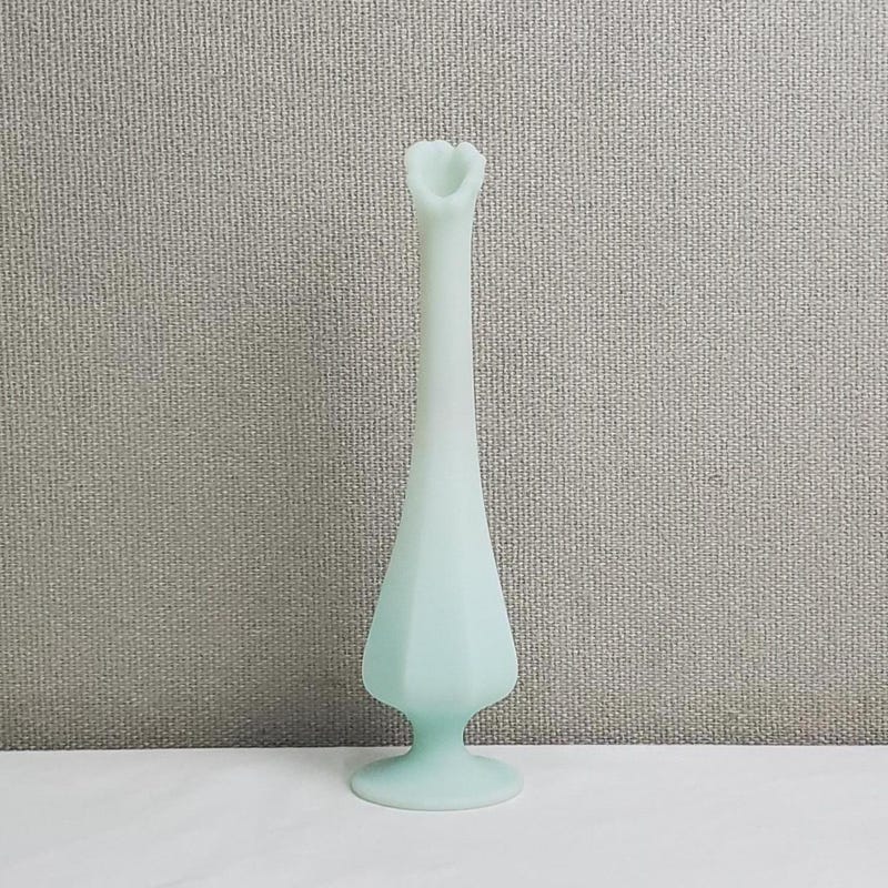 Glass Aqua Blue Vase - Etsy