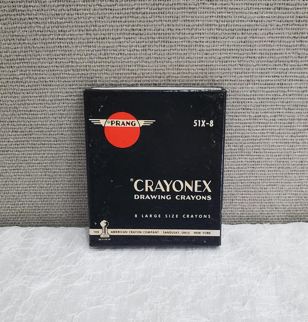 Vintage Prang Crayonex Crayons: Box of 8, Made in USA - Etsy