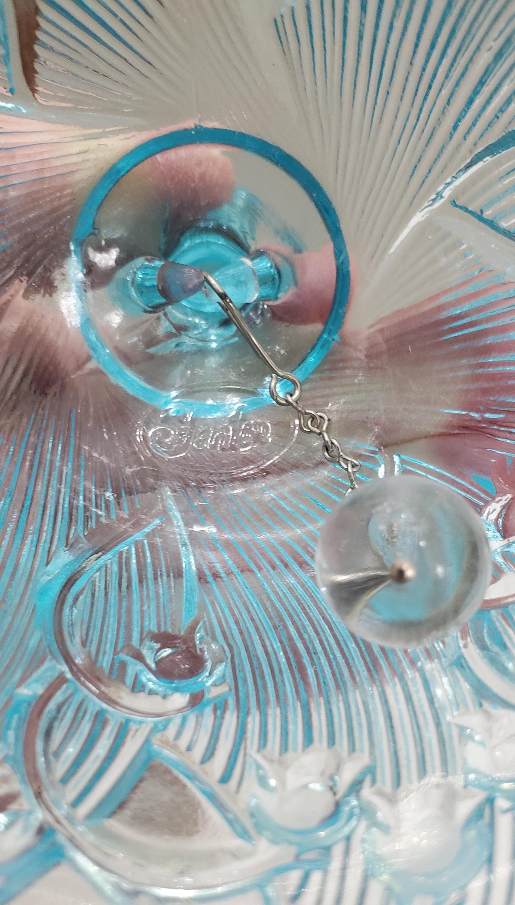 Vintage Fenton Lily of the Valley Light Blue Opalescent Glass Bell - Etsy