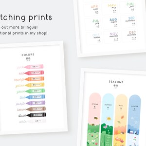 Bilingual Chinese Feelings Poster, Simplified Chinese Pinyin English ...