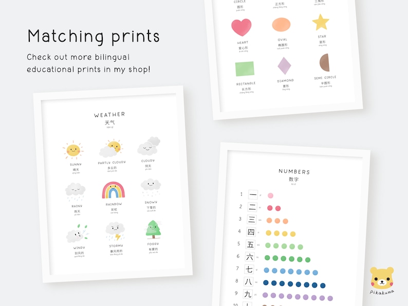 Bilingual Chinese Positive Affirmations Poster, Simplified Chinese ...