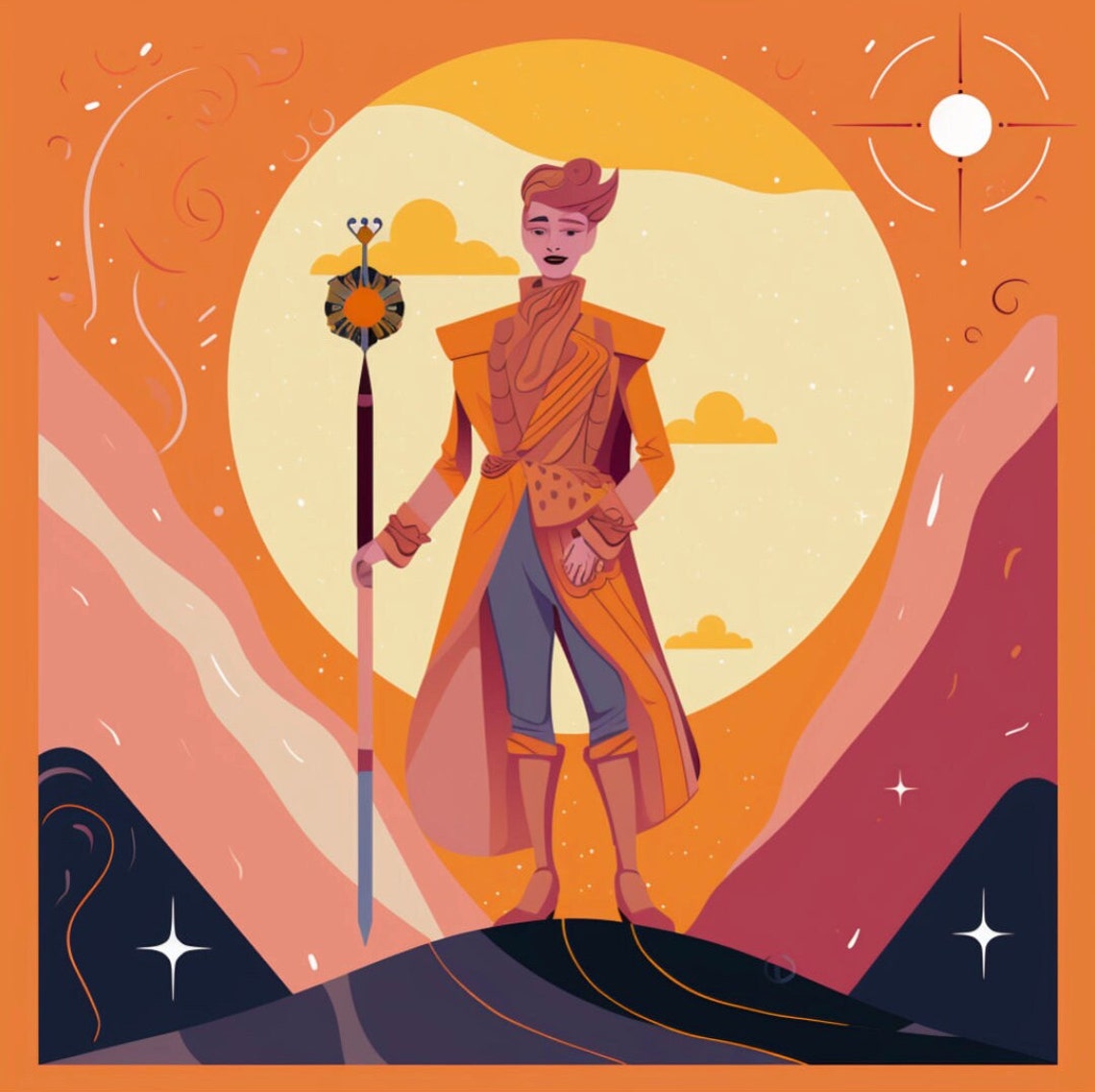 The Fool Tarot Card Digital Download Minimalist - Etsy