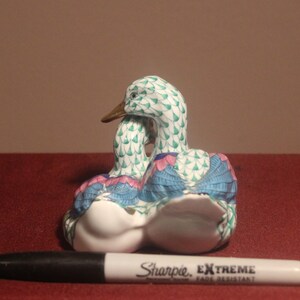 Herend Fishnet Duck Couple - Etsy