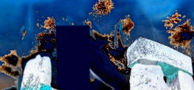 Surreal Art Print Stonehenge Under Water Futuristic Armageddon - Etsy