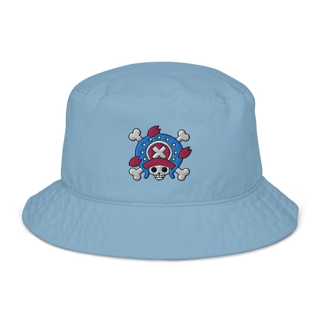 Chopper Jolly Roger Embroidered One Piece Organic Bucket Hat - Etsy
