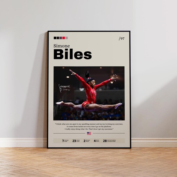 Simone Biles - Etsy