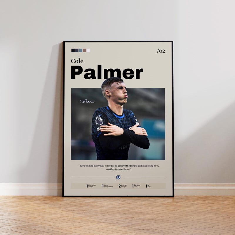 Cole Palmer Poster - Etsy UK