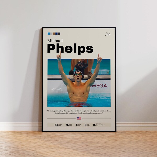 Michael Phelps - Etsy